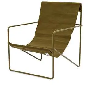 FERM LIVING Desert Lounge Chair - Olive