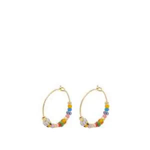 Anni Lu Golden Alaia Hoop Earrings - Mix