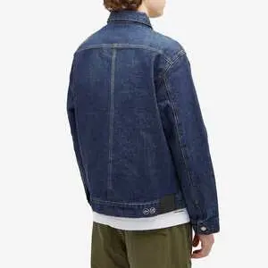 Uniform Experiment Damaged Denim Trucker Jacket In Blue - 45% Off 