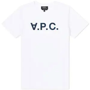 A.p.c. Vpc Logo T-shirt White/navy