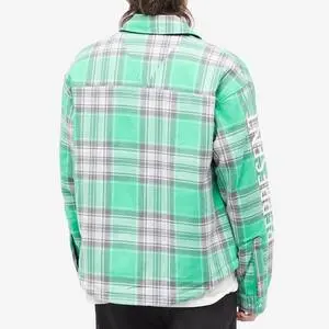 REPRESENT Quilted Flannel Shirt Jacket