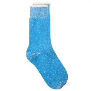 ROTOTO Double Face Crew Socks - Blue