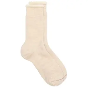 ROTOTO Double Face Socks - Oatmeal