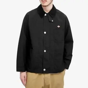Danton Nylon Coverall Jacket In Black - 45% Off | Editorialist