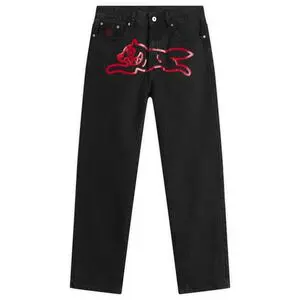 Icecream Contrast Stitching Jeans For Men