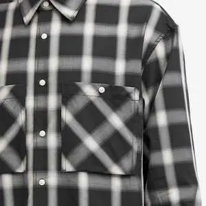 UNIFORM BRIDGE Two Pocket Check Shirt
