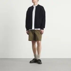 FRIZMWORKS Wool Deck Zip Cardigan - Navy