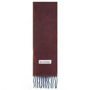 Acne Studios Vally Solid Scarf Aubergine Blue