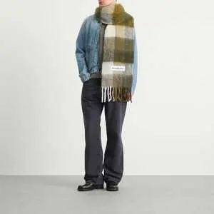 Acne Studios Vally Checked Scarf