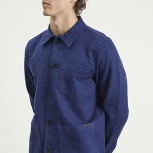 Nudie Jeans Barney Worker Jacket - Mid Blue