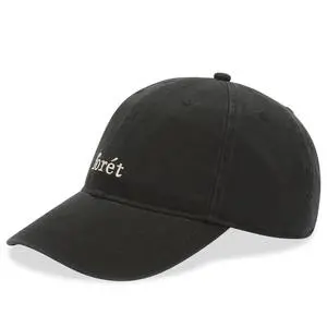 FORET Hawk Washed Cap - Black