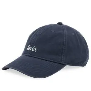 FORET Hawk Washed Cap - Navy