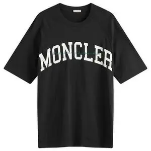 Moncler Varsity Logo T-shirt - Black