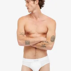 SKIMS Cotton Brief 3-pack - Chalk