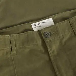 Universal Works Twill Fatigue Pants - Light Olive