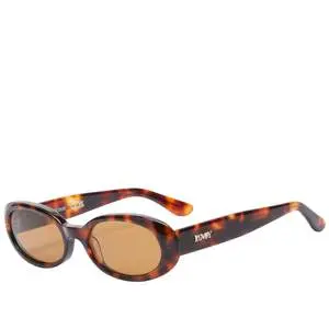 DMY STUDIOS Valentina Round Frame Sunglasses - Havana