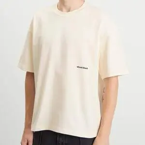ABOUT:BLANK Box Logo T-shirt - Oat/black