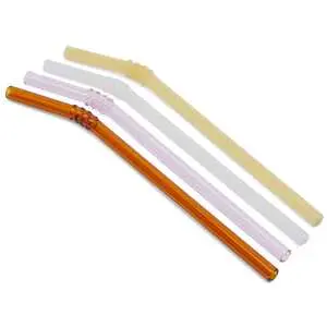 HAY Sip Swirl Straw Set Of 4 - Opaque Mix