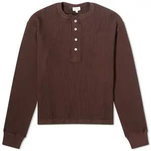 Donni. Thermal Henley Top