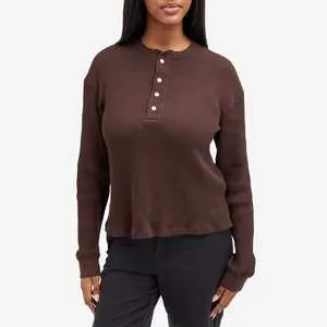 Donni. Thermal Henley Top