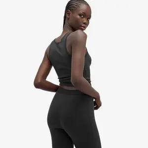 SKIMS Cotton Rib Tank - Soot