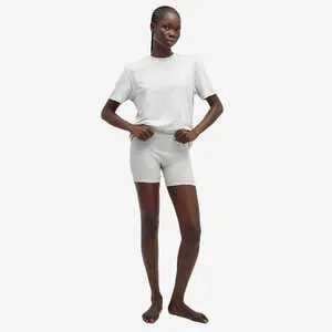 SKIMS Boyfriend T-shirt - Light Heather Grey