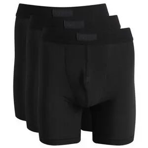SKIMS Cotton Boxer Brief 5" 3-pack - Onyx