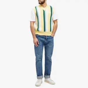 AUTRY Striped Knit Vest