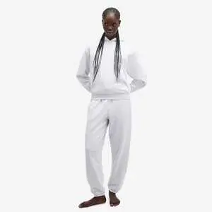 SKIMS Cotton Fleece Classic Sweatpants - Light Heather Grey