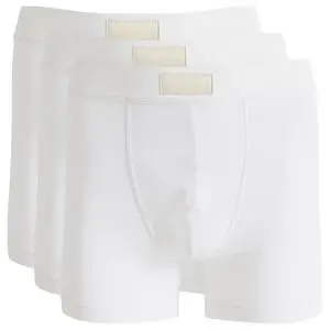 SKIMS Cotton Boxer Brief 3" 3-pack - Chalk