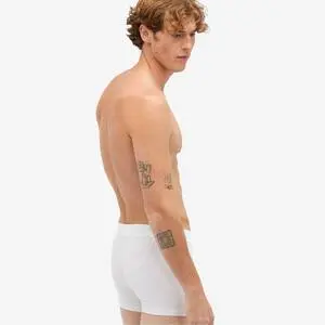SKIMS Cotton Boxer Brief 3" 3-pack - Chalk