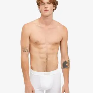 SKIMS Cotton Boxer Brief 3" 3-pack - Chalk