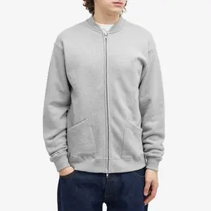 BEAMS Jersey Zip Bomber Jacket