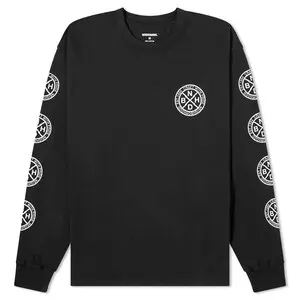 Neighborhood Long Sleeve Ls-7 T-Shirt In Black - 49% Off
