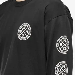 Neighborhood Long Sleeve Ls-7 T-Shirt In Black - 49% Off