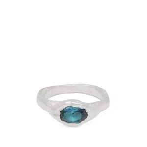 SIMUERO Faro Topaz Gemstone Ring Silver/topaz