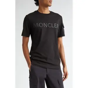 Moncler Logo Pocket Cotton T-shirt