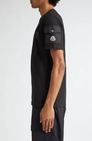 Moncler Logo Pocket Cotton T-shirt