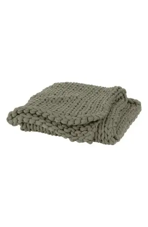 BEARABY Tree Napper Weighted Knit Blanket - Sage