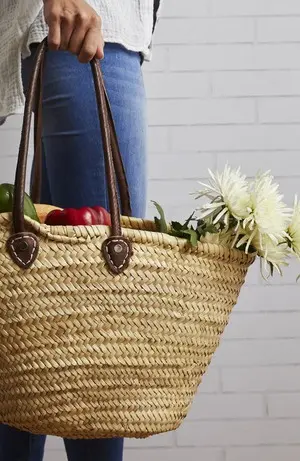 VERVE CULTURE Moroccan Shopping Basket