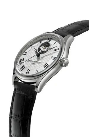 FREDERIQUE CONSTANT Classics Heartbeat Automatic Strap Watch - Silverone