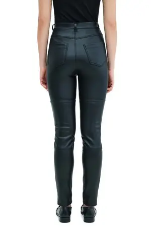 MARCELLA Mei Faux Leather Pants - Black