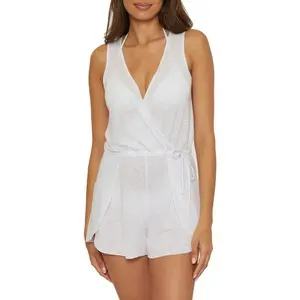 BECCA® By Rebecca Virtue Breezy Basics Cover-up Romper - White