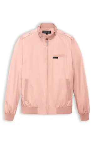 MEMBERS ONLY Classic Iconic Racer Jacket - Light Pink