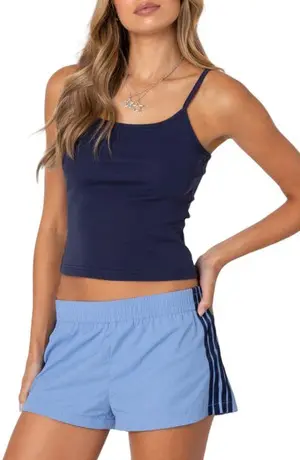 EDIKTED Deanna Cotton Tank - Navy