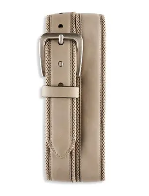Columbia Leather Mesh-lined Belt