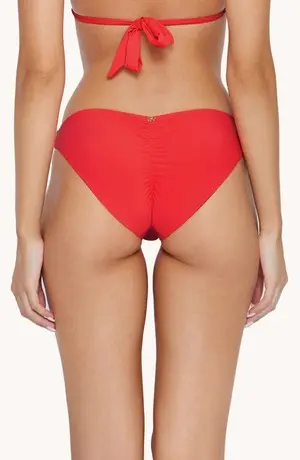 PQ SWIM Ruched Bikini Bottom - Milos