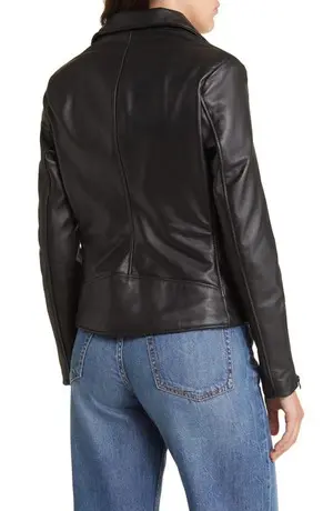 SCHOTT Clean Perfecto Asymmetric Leather Moto Jacket
