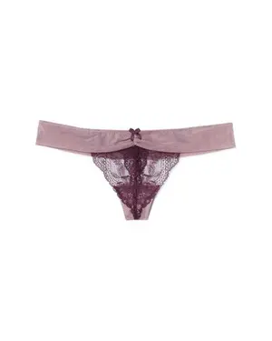 ADORE ME Clairabelle Thong Panties Dark Purple