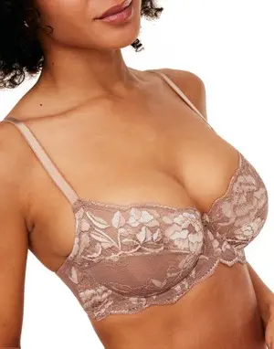 ADORE ME Chelsi Unlined Demi Bra - Medium Beige